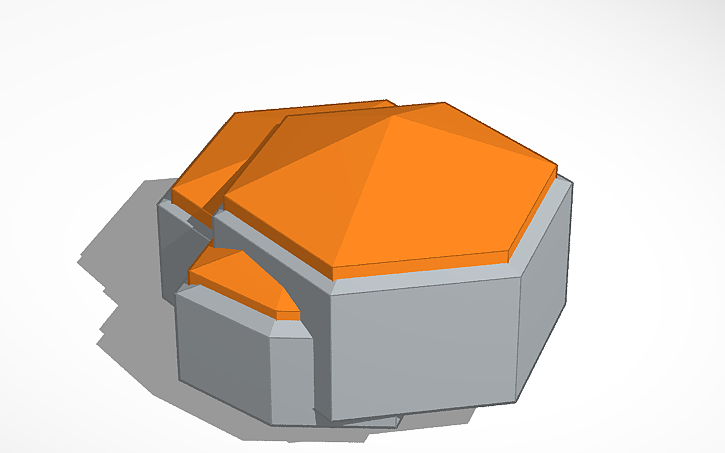 3D design Low-Poly Rock | Autumn | Tinkercad