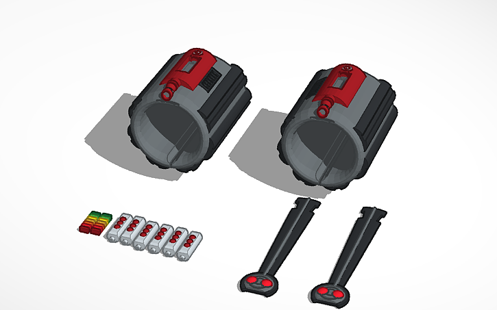 3D design Web Shooters - Tinkercad