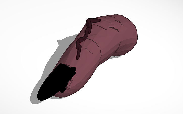 3D design Sukuna's finger - Tinkercad