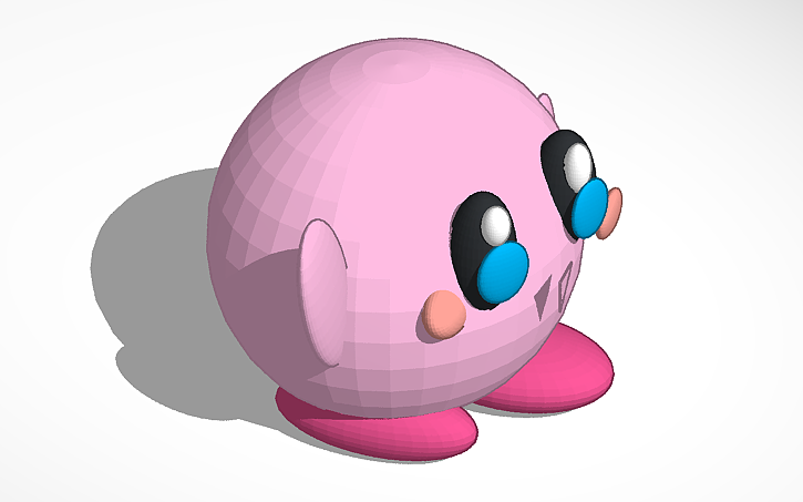 3D design Kirby - Tinkercad