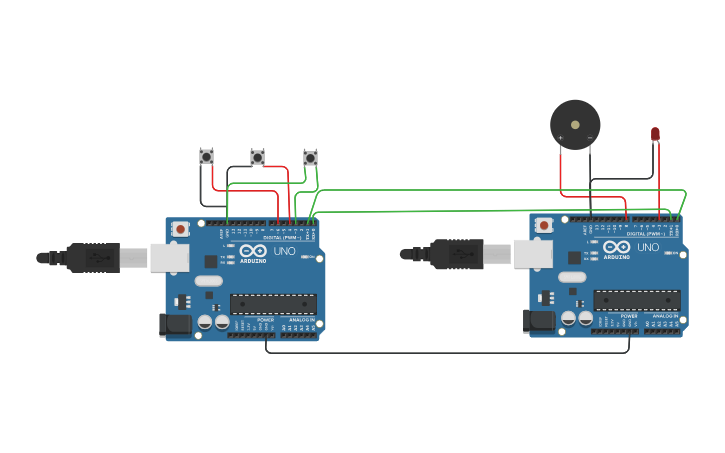 Circuit Design Serial Communication Tinkercad