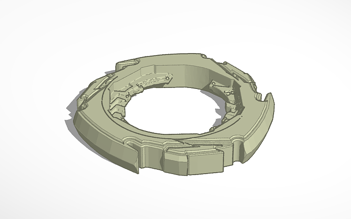 3D design rough belfyre concept - Tinkercad