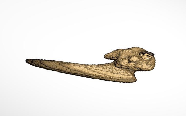 3D design Sandman - Pixel Art | Tinkercad