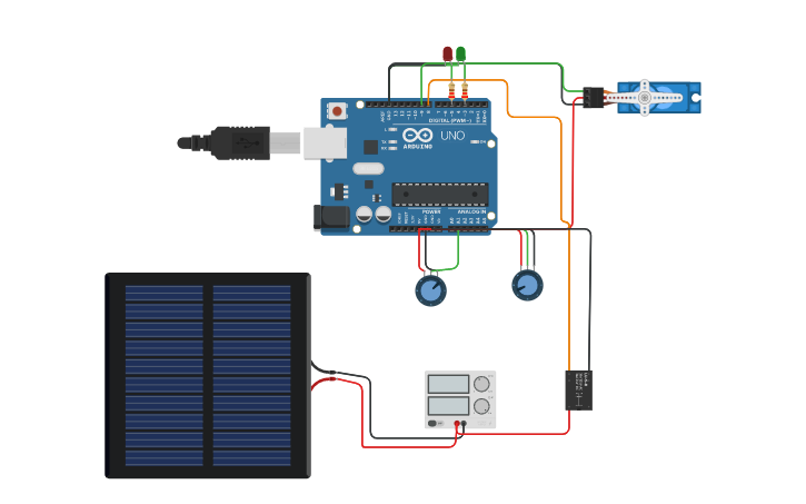 Circuit design StaLar - Tinkercad
