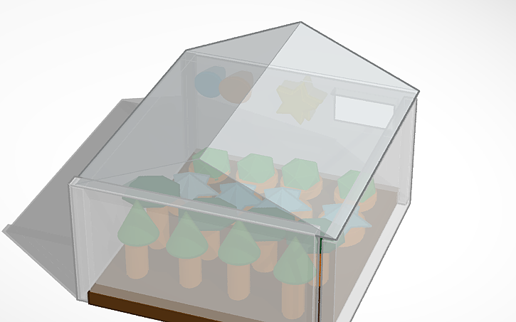 3D design greenhouse - Tinkercad
