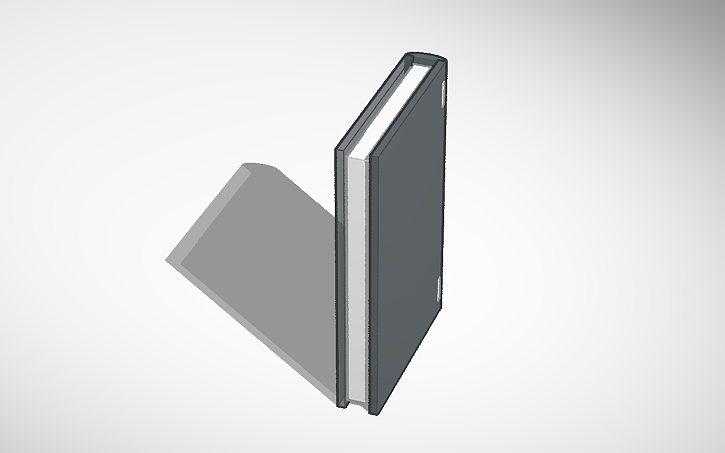 3D design fake book - Tinkercad