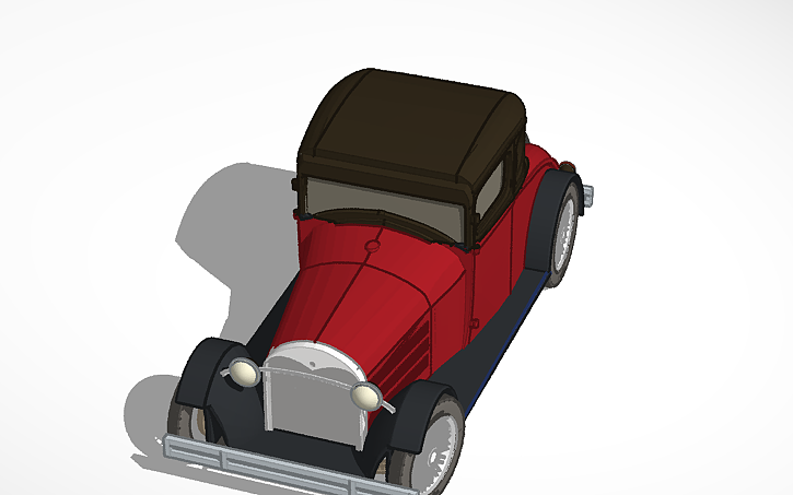 3D design Ford Model A - Tinkercad