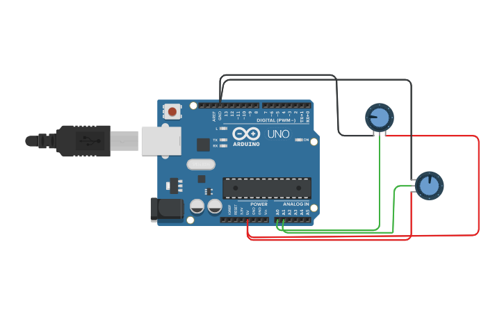 Circuit Design Joystick 1 Clase 03 Tinkercad
