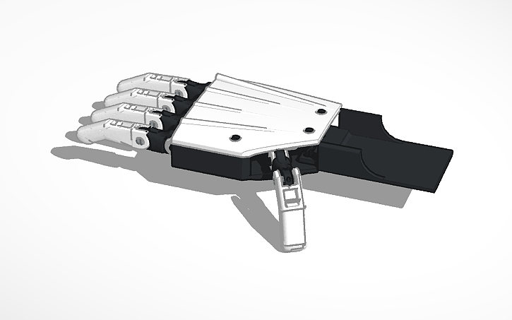 3D design Prosthetic arm V 1.0 - Tinkercad