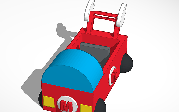 3D design Mario car - Tinkercad