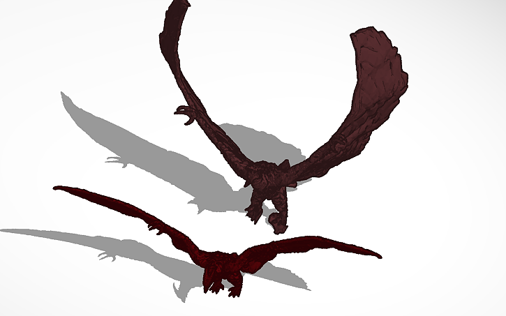 3D design Titanus Rodan - Tinkercad