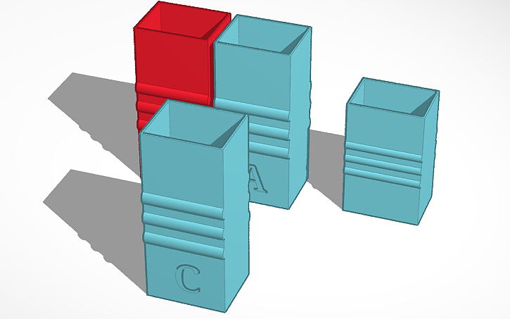 3D design Juice Box Holder - Tinkercad