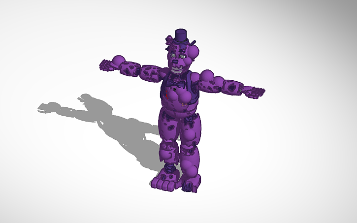 3D design springlock toxic bear - Tinkercad