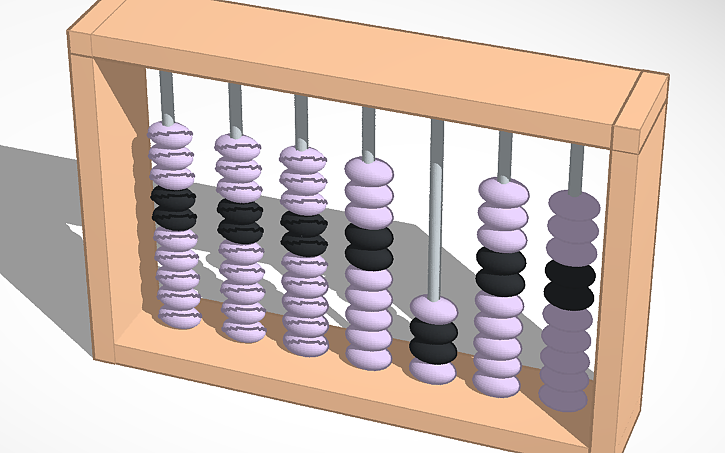 3D design Abaco Ruso. | Tinkercad