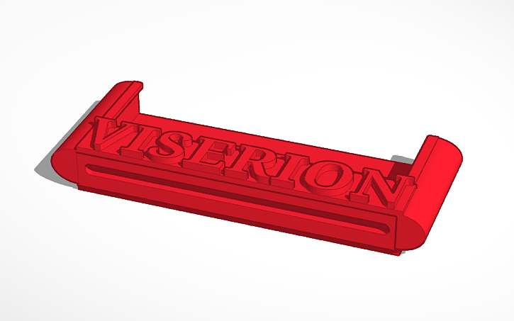 3D design vex license plate - Tinkercad 3D design vex license plate - Tinkercad