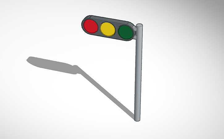 3d Design Traffic Light Tinkercad