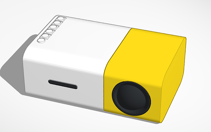 3D design YG300 projector - Tinkercad