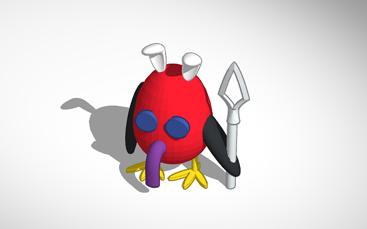 3D design the guard bunny - Tinkercad