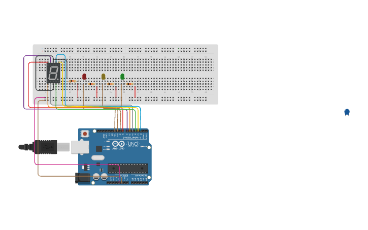 Circuit design ROBOTICS - Tinkercad