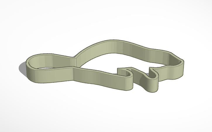 3D design Woodbadge_Beaver_Cookie_Cutter - Tinkercad