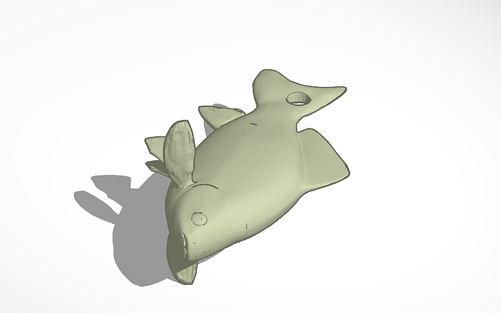 3D design Fish Keychain - Tinkercad