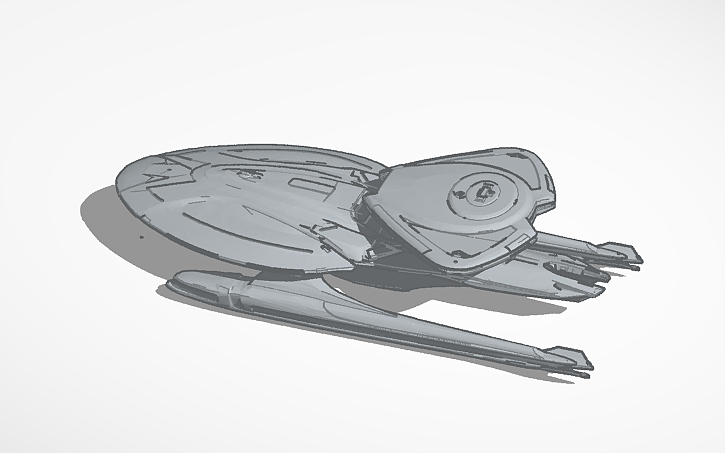 3D design odyssey style nebula class - Tinkercad