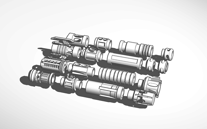 3D design Lightsaber Creator - Tinkercad