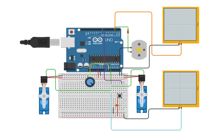 Circuit design JOYSTICK CADEIRA DE RODAS - Tinkercad
