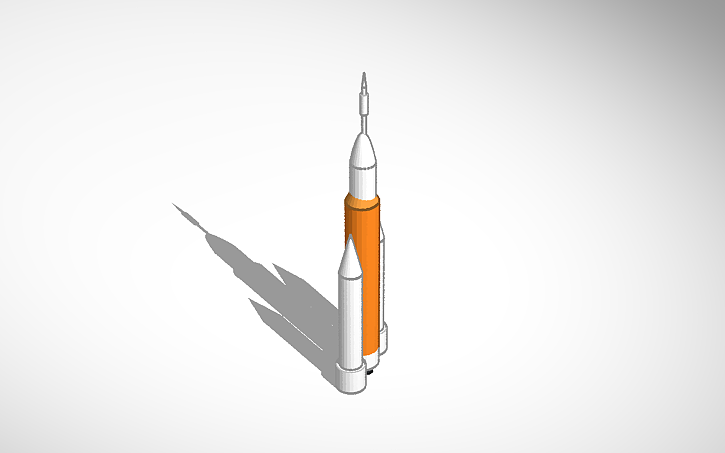 3D design SPACE LAUNCH SYSTEM - Tinkercad