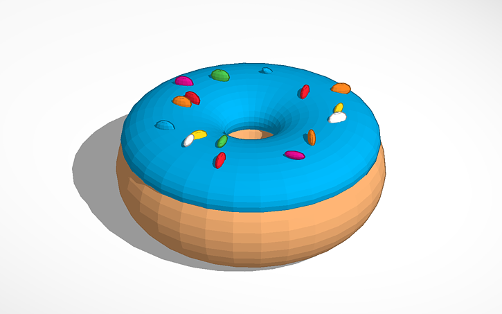 3D design donut :DD | Tinkercad