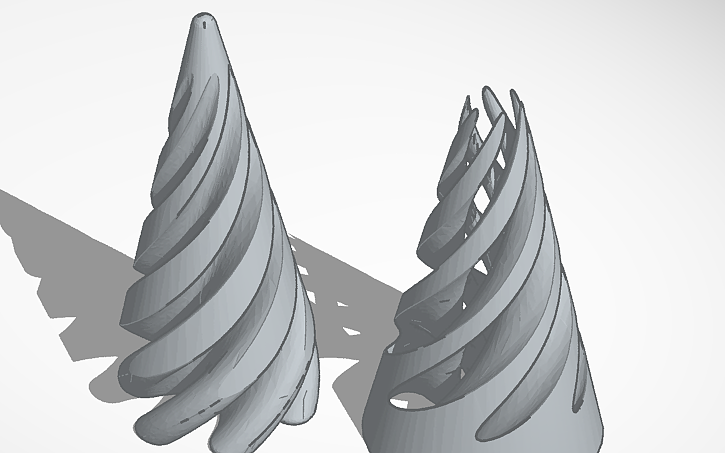 3D design Fidget Cone (passthrough) - Tinkercad