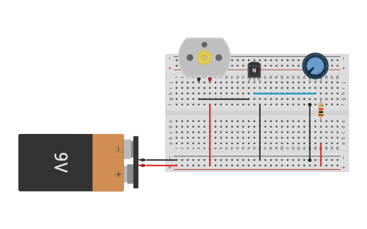Circuit Design Dc Motor Speed Control Electronics Project Tinkercad