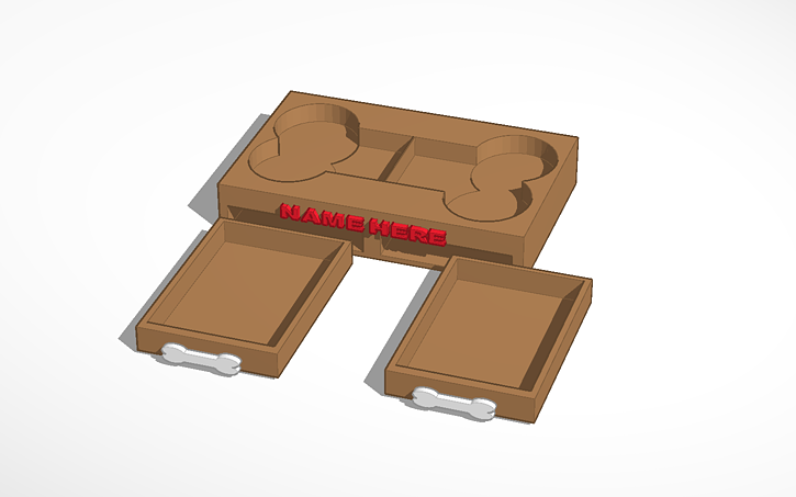 3D design Dog Bone Bowl 2.0 | Tinkercad