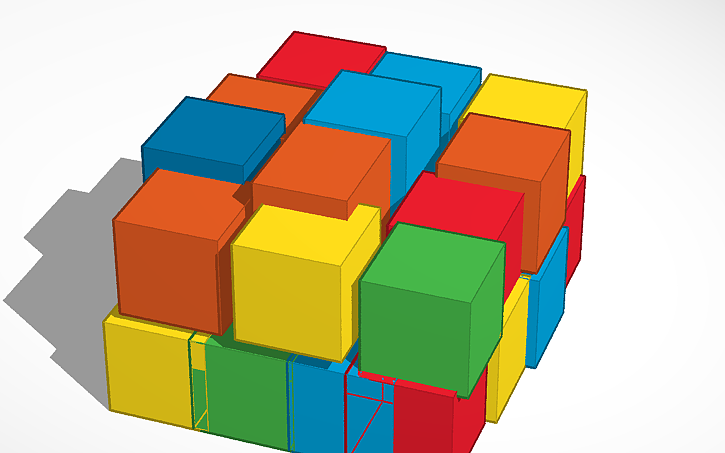 3D design So-so rubix cube | Tinkercad