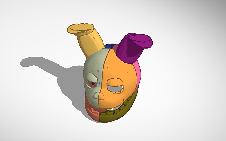 3D design Spring Bonnie mask (full) | Tinkercad