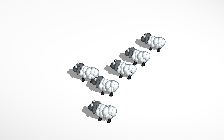 3D design Sheep - Tinkercad