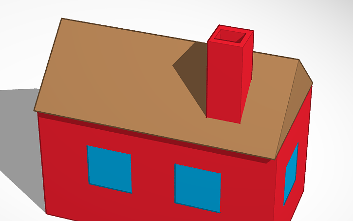3d Design Simple House Tinkercad