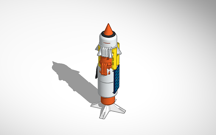 3D design Rocket - Tinkercad