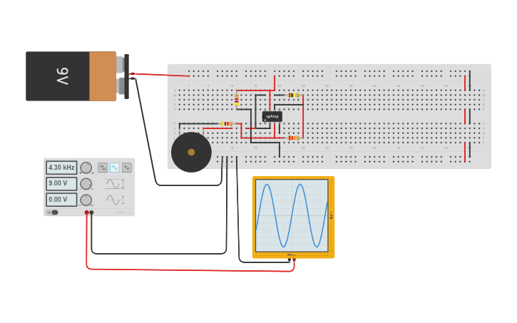 Circuit design Piezo Element Drivers | Tinkercad