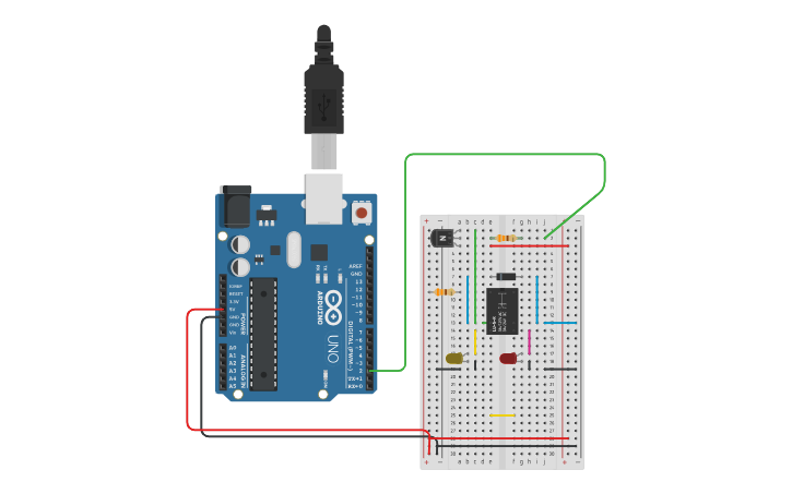 Circuit design c2-2.2.4.3-Práctica de laboratorio: relés(2) - Tinkercad