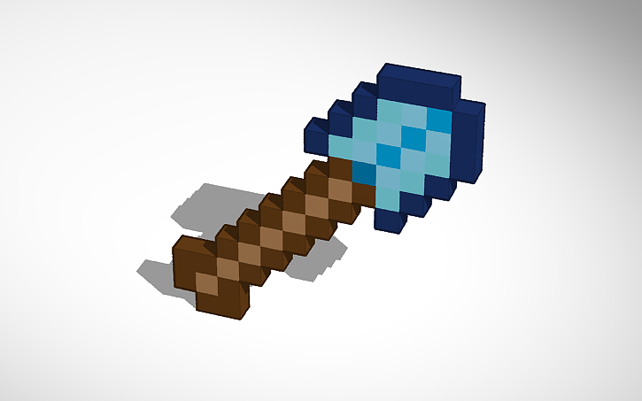 3D design Pala De Minecraft | Tinkercad