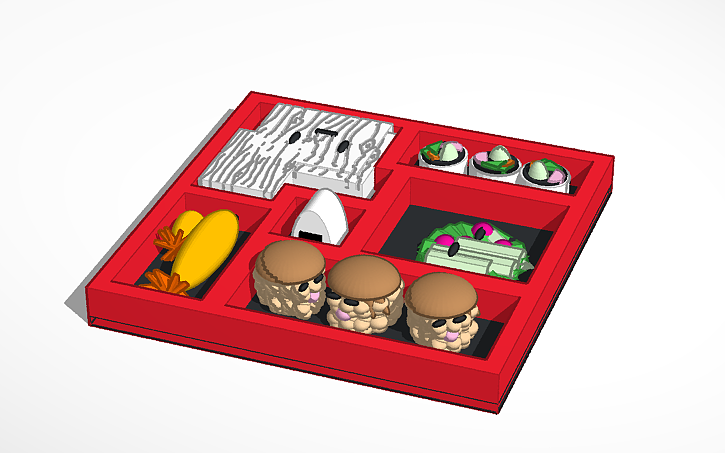 3D design The Chibi Bento Box | Tinkercad