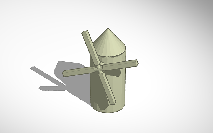 3D design Windmill - Tinkercad