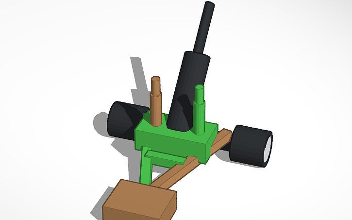 3D design World War Gun - Tinkercad