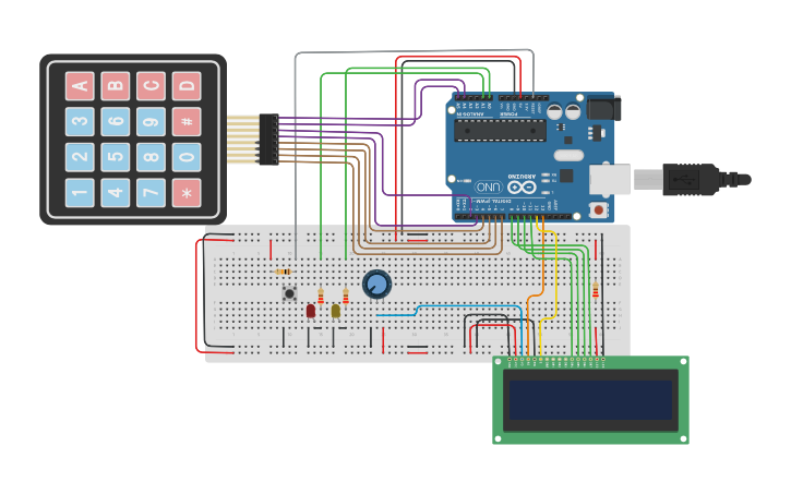 Circuit design Cerradura Bluetooth con Arduino - Tinkercad