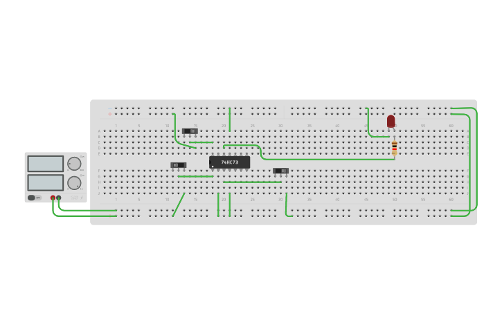 Circuit Design Jk Flipflop Tinkercad