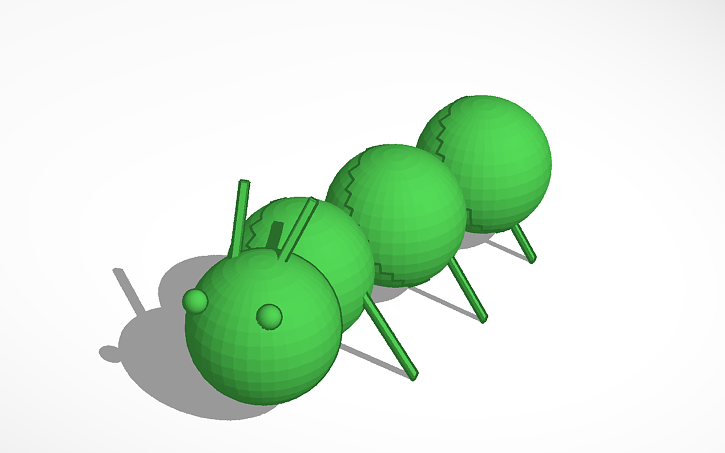 3D design Cati the Caterpillar | Tinkercad