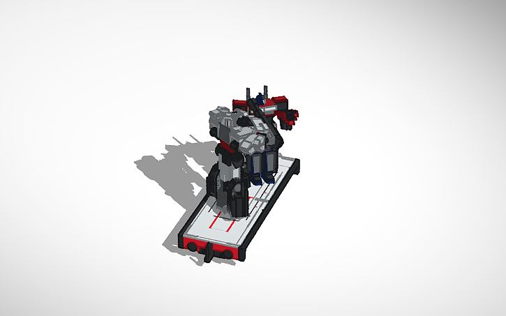 3D design plarail transformers wagon - Tinkercad