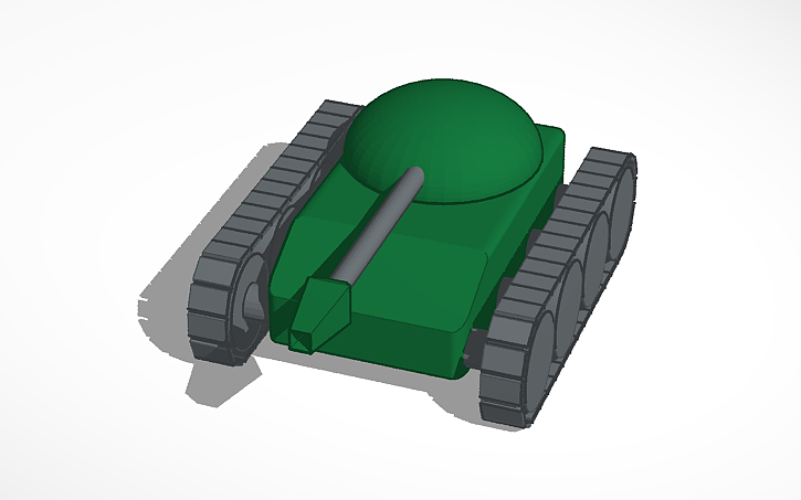 3D design Tank | Tinkercad