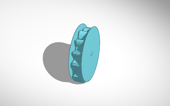 3D design watermill - Tinkercad